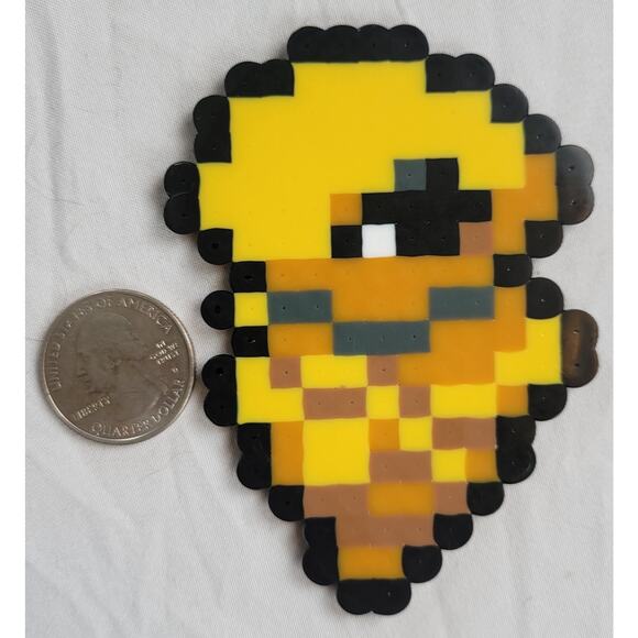 Handmade | Accents | Kakuna Menu Icon Pokemon Perler Bead Pixel Art ...